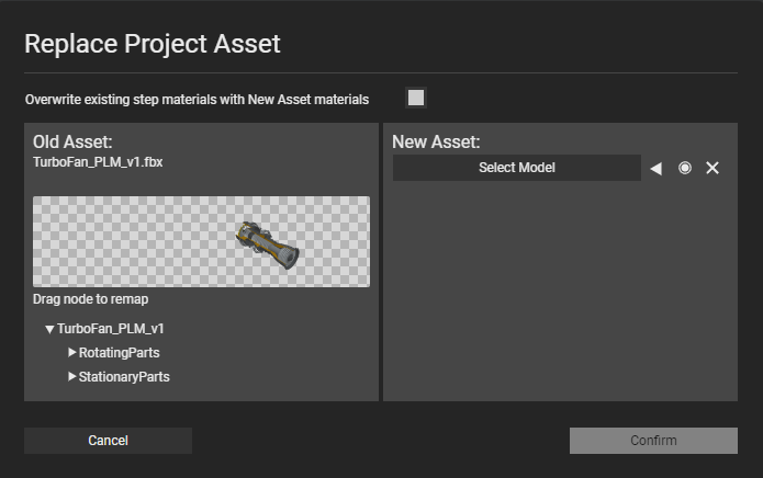 WorkLink Create: Replace Project Asset and managing file optimizations – Scope AR