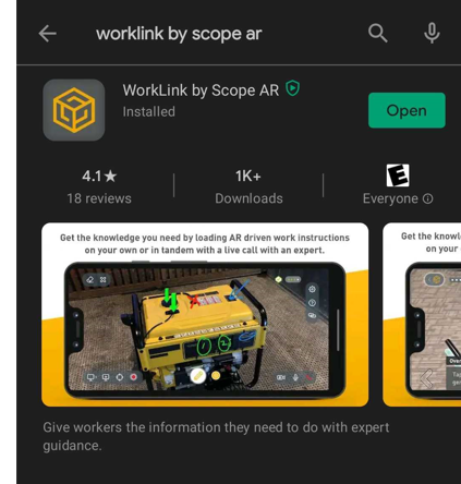 WorkLink: How to view demo scenarios – Scope AR