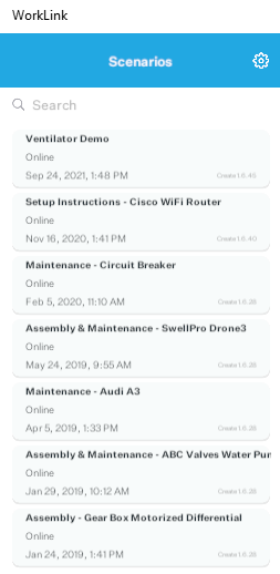 WorkLink: How to view demo scenarios – Scope AR