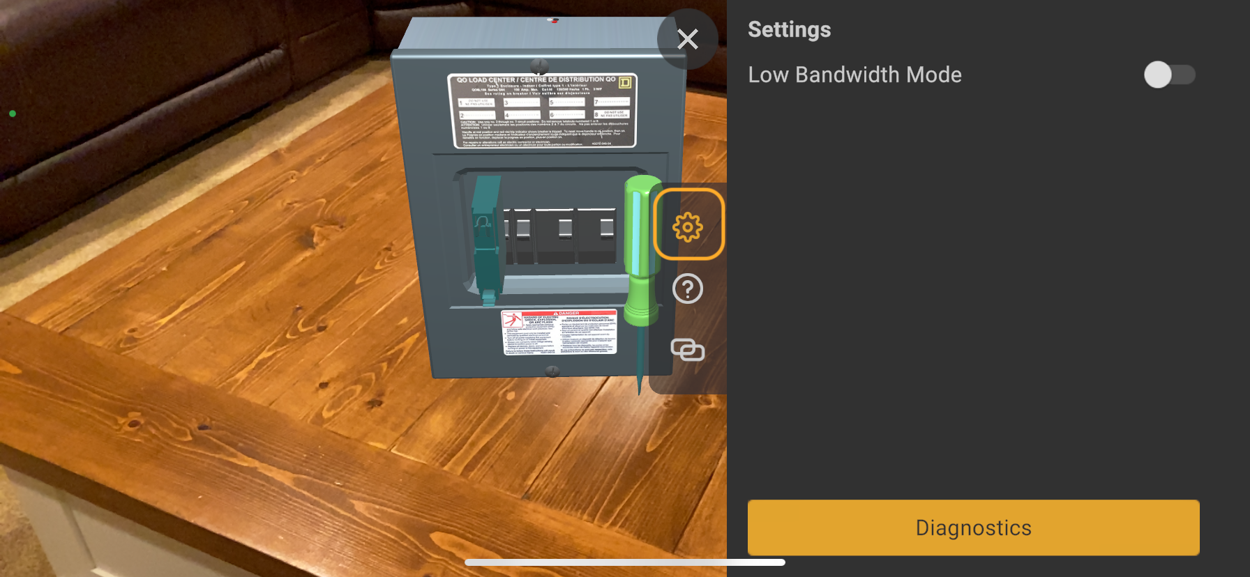 WorkLink Calling: Settings Tools – Scope AR
