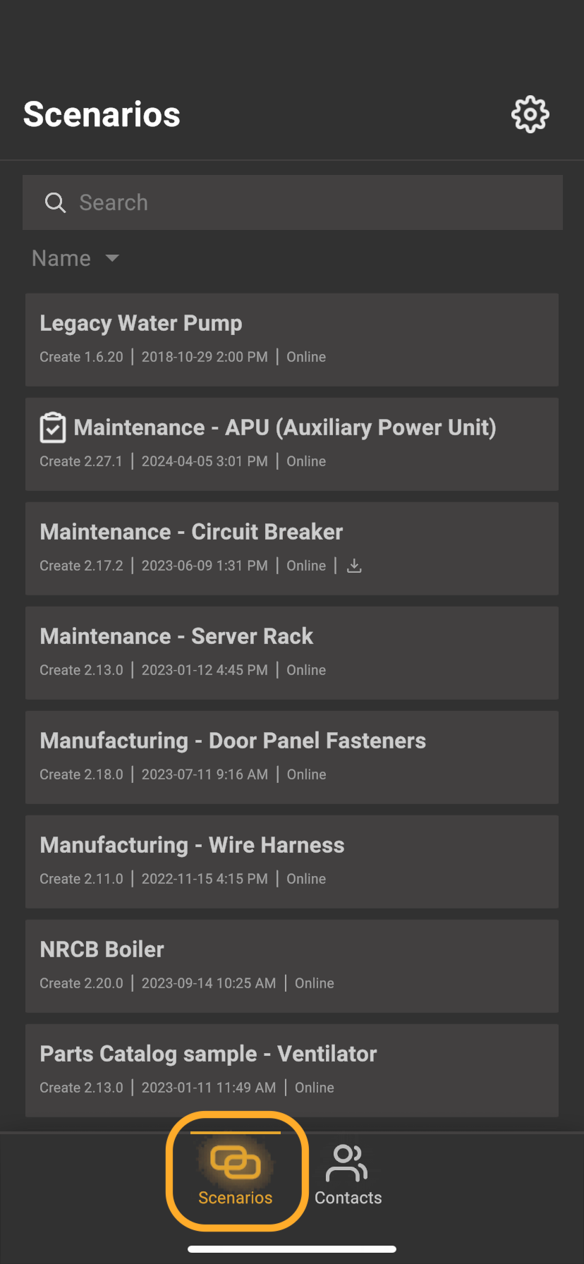 WorkLink Scenarios: How to Load and Switch Scenarios in WorkLink App ...