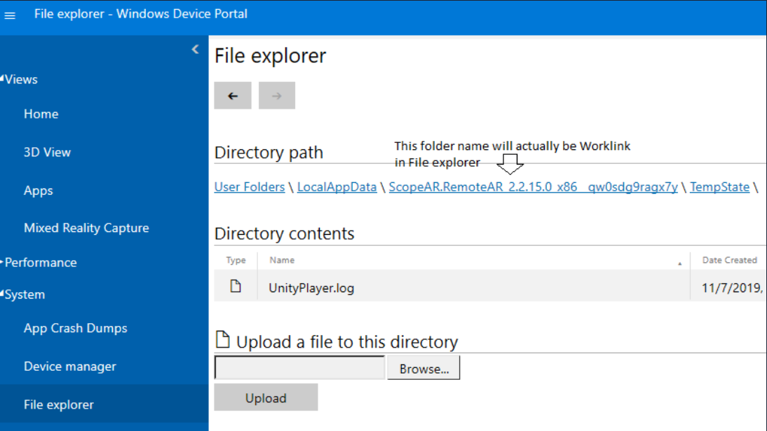 HoloLens 2: How to download the Unity Player Logs from a HoloLens device – Scope AR